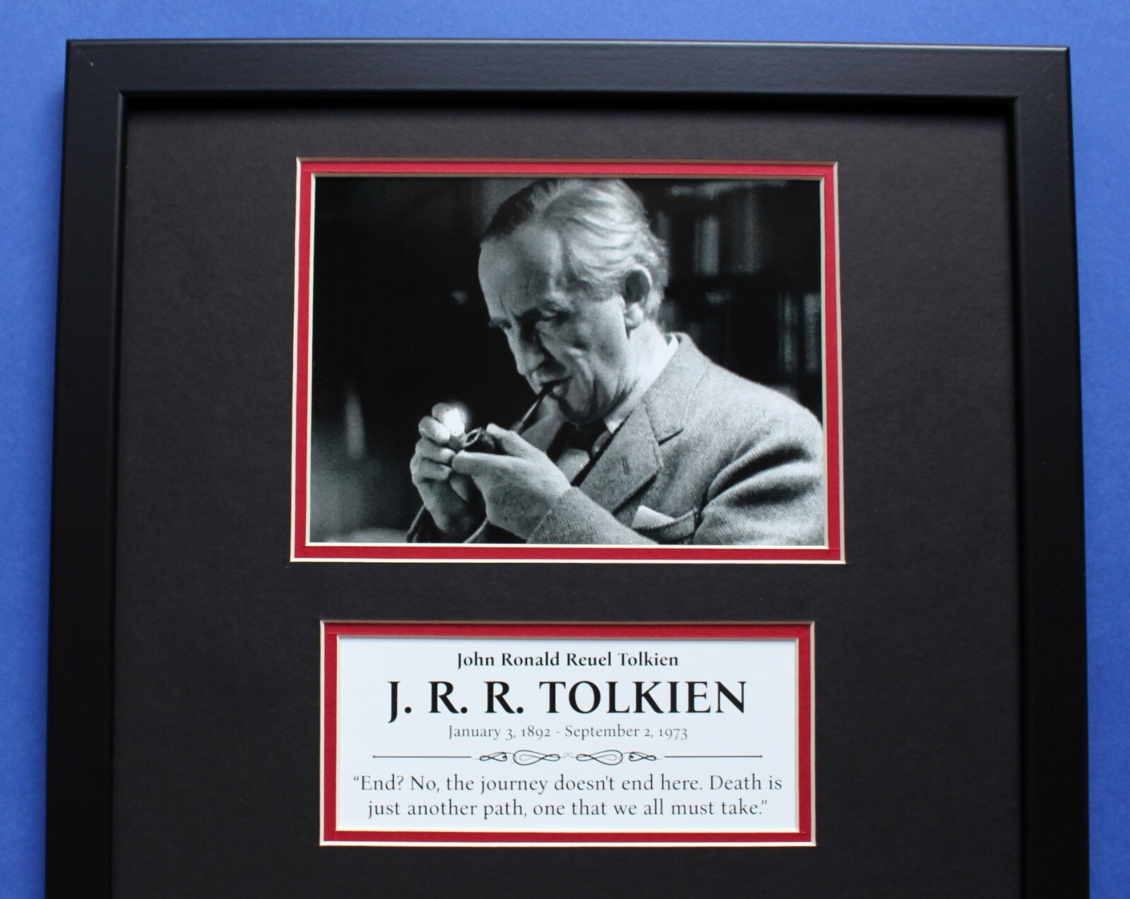 J.R.R. TOLKIEN AUTOGRAPH framed signed | Grelly USA