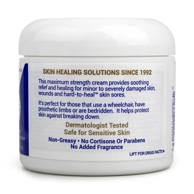 TriDerma Pressure Sore Relief Healing Bed Sore Cream, Wound