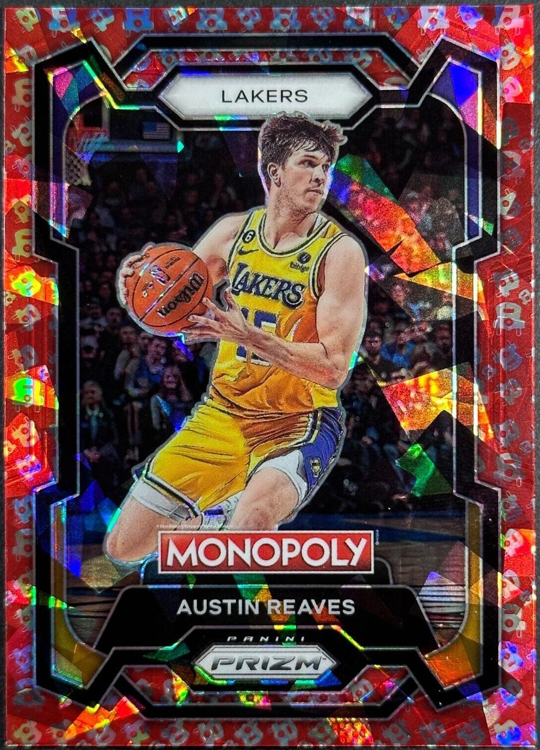 2023-24 Panini Prizm Monopoly - Austin Reaves #42 Free Parking Prizm ...