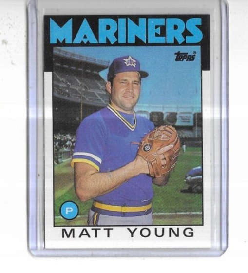 1986 Topps #676 Matt Young Seattle Mariners | eBay