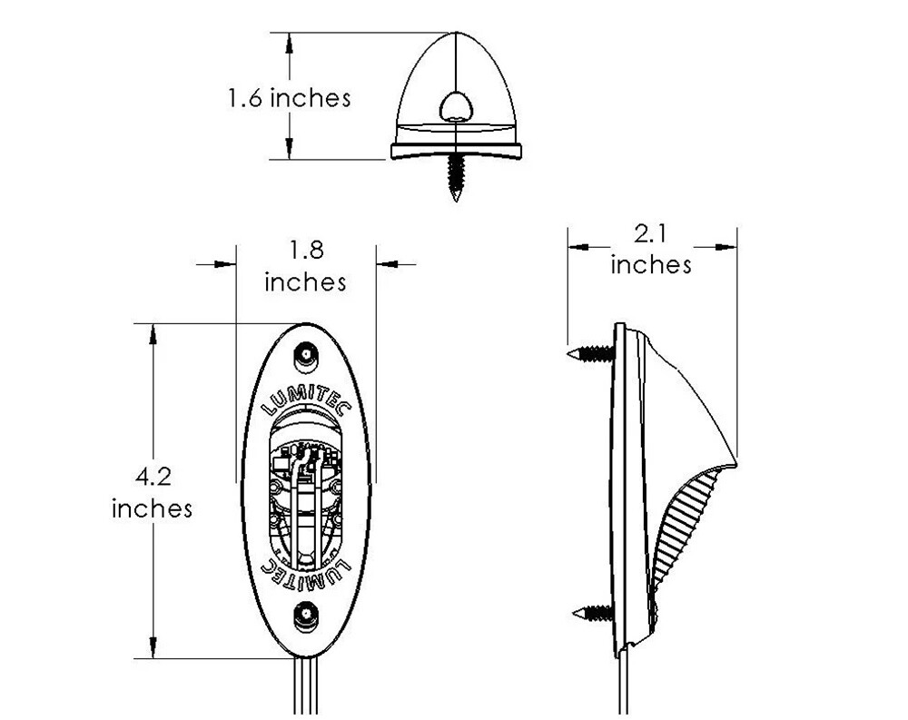 Lumitec Nautilus Piling Light - Spectrum RGBW - Stainless Steel Housing ...