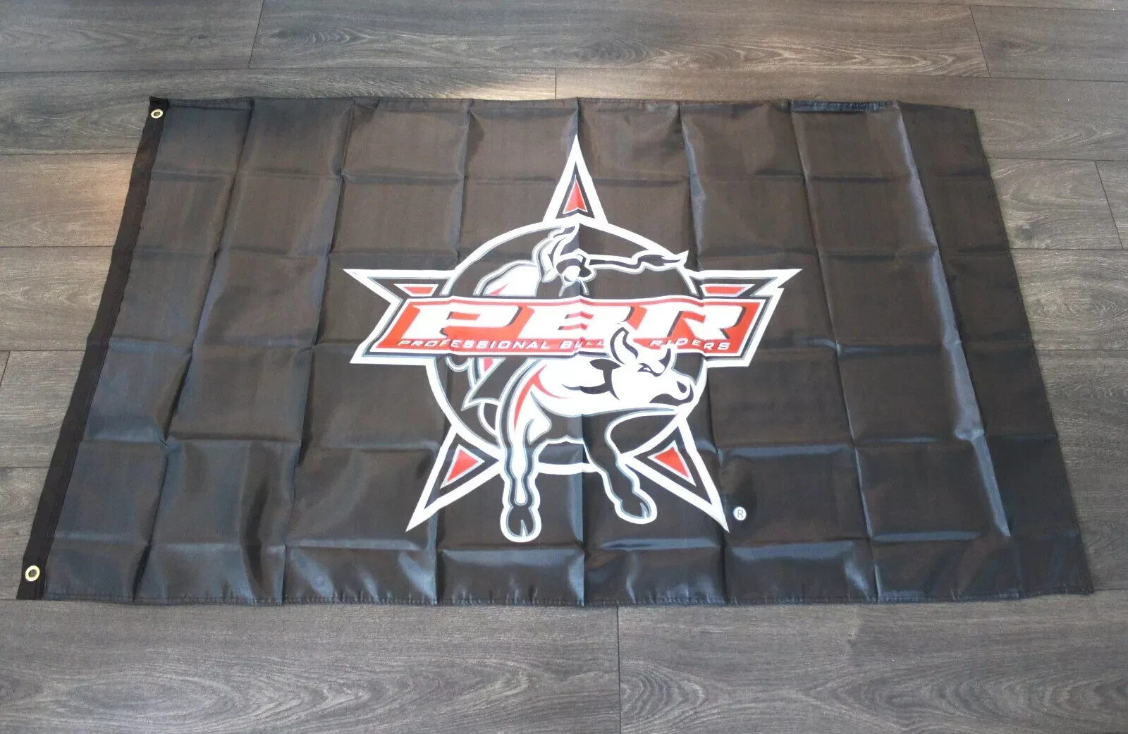 PBR Professional Bull Riders Banner Black Flag Rodeo Riding 3x5 feet ...