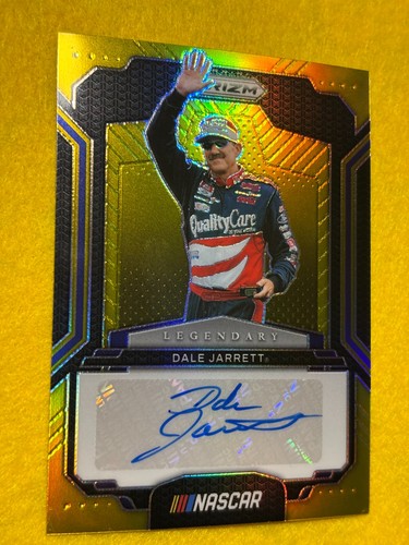 Dale Jarrett 2025 Panini Prizm Racing Gold Legendary Signatures # LS ...