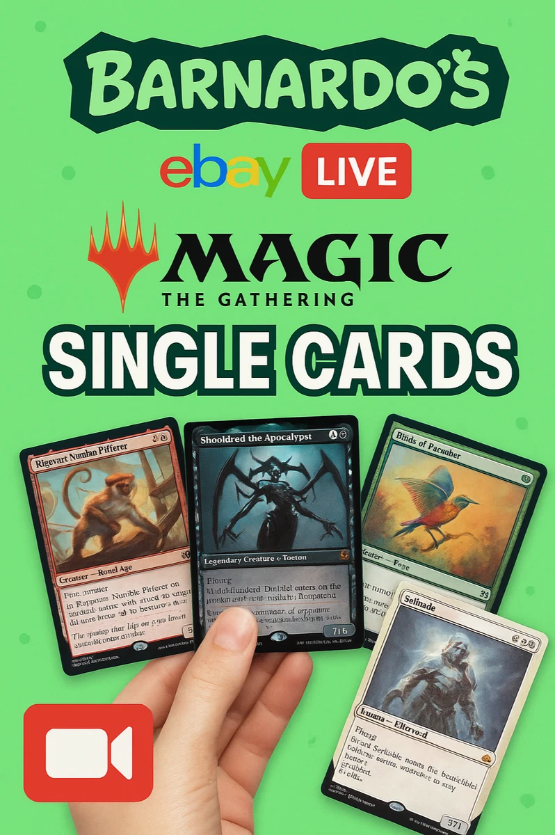 Magic The Gathering MTG Singles Cards £1 Starts Charity Seller - eBay Live
