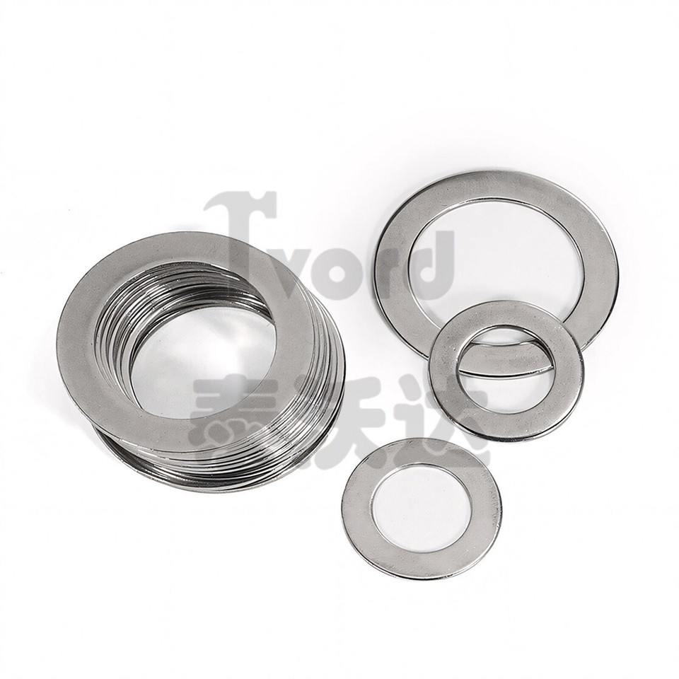 Shim Washers 0.1mm / 0.2mm / 0.3mm / 0.5mm Thick ID=3mm~40mm A2 ...