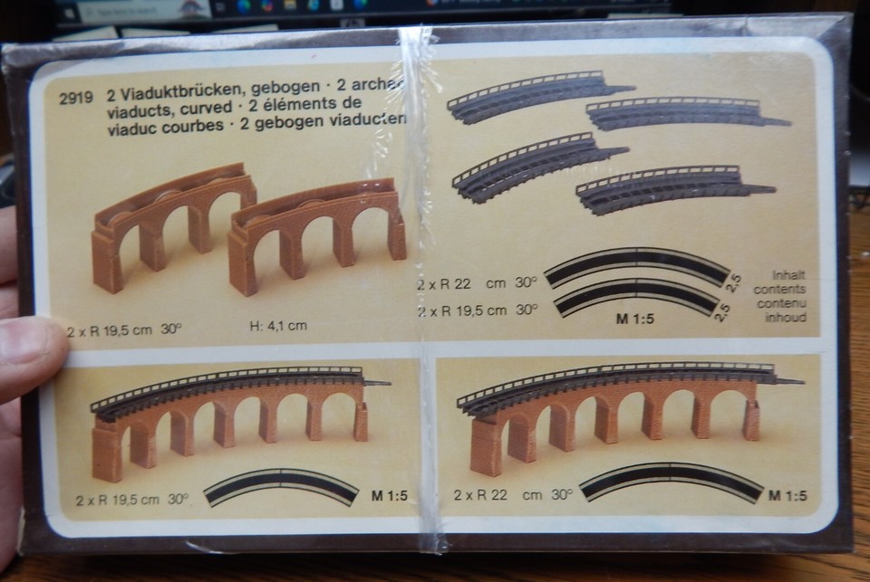 OLD FALLER 2919 BRIDGE SET NEW IN SEALED BOX Z GAUGE | eBay
