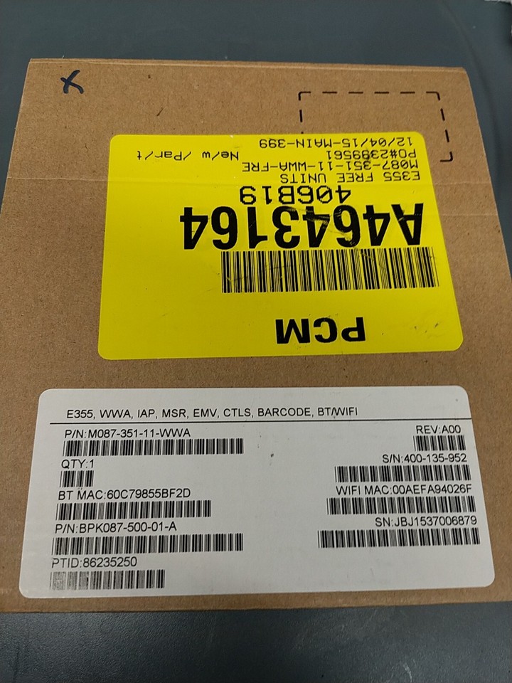 Verifone E355 Bluetooth Wi-Fi Mobile Payment Terminal Device ONLY | eBay