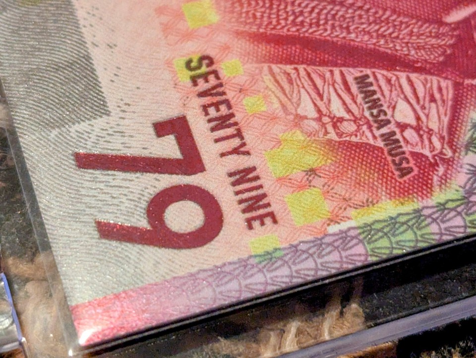 The 2024 Cardsmiths Currency SERIES 4 COLD FOIL MANSA MUSA 79 S4 ...