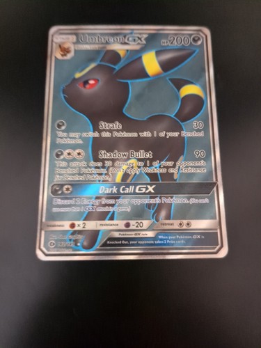 Umbreon GX 142/149 Full Art Ultra Rare Holo 2017 Sun Moon Pokemon TCG ...