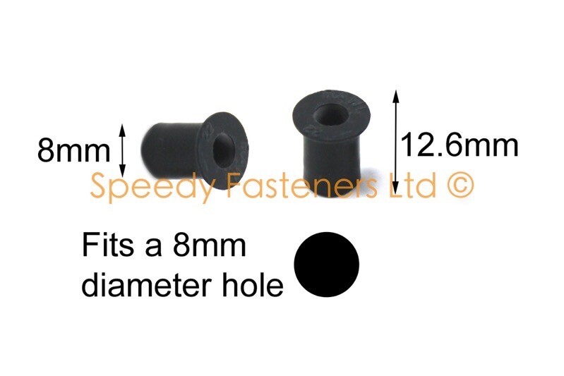 Ducati Black Aluminium m4 Fairing & Screen Bolt Screw & Rubber Well ...