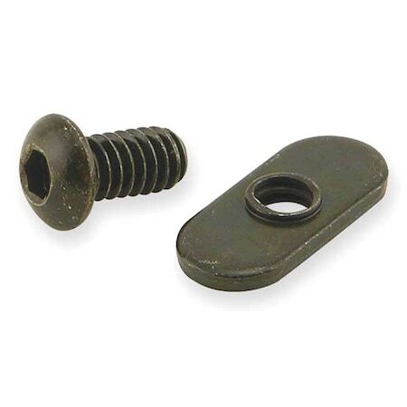 80/20 3393-15 Bolt Assembly For 1/2 In W Slot, Steel, Zinc-Plated, 10 ...