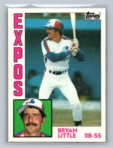 1984 Bryan Little #188 Topps Montreal Expos Rookie 84-TBBC#5-6 | eBay