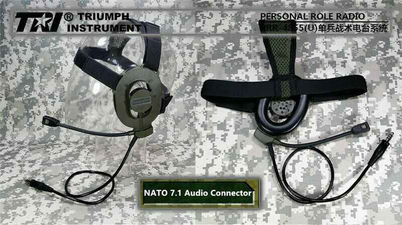 TRI PRR 4855U(S) Single Com NATO Connector Radio Tactical UK Army PRC ...