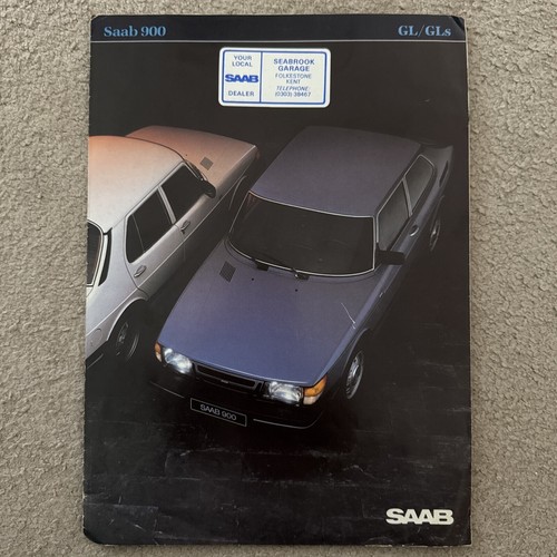 Saab 900 GL & GLS 1983-84 Original UK Sales Brochure Pub. No. 214916 | eBay