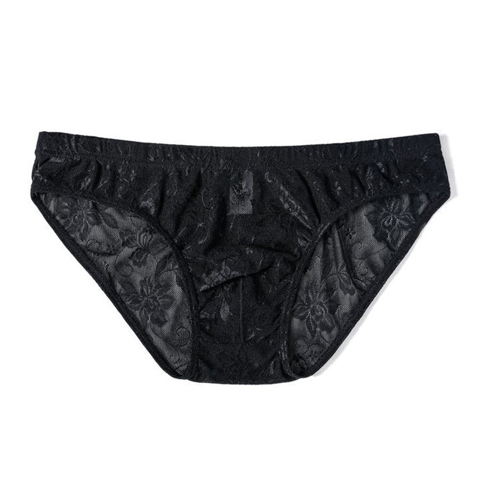 Mens Sexy Briefs Seamless Lace Pouch Underwear Underpants Knickers ...