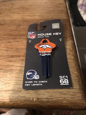 4EA DENVER BRONCOS NFL HOUSE KEY SC1 68 BRAND NEW NOT CUT AUCTION IS ...