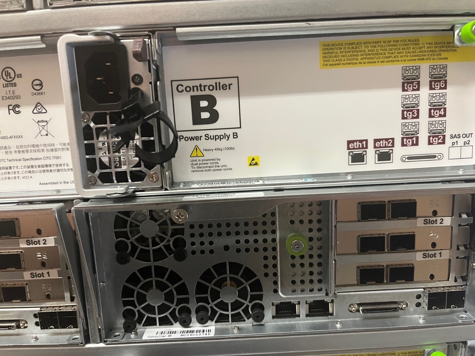 Nimble Storage AF7000 dual controllers and power supplies. NO HDD or ...