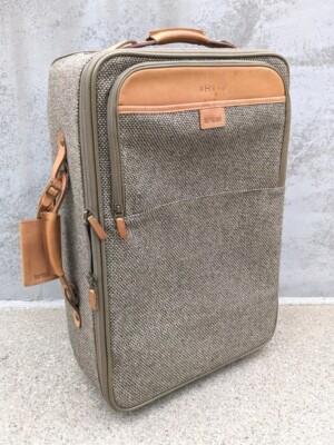 Vtg Hartmann Rolling Luggage Carry on Suitcase w/Garment Bag + Hangers ...