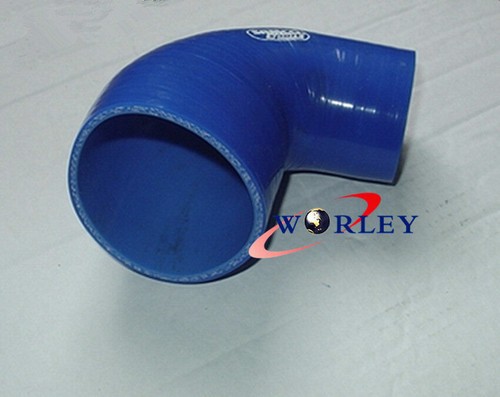 90 degree 2.5 to 3.0" 64 to 76mm Reducer elbow bend Silicon hose pipe ...