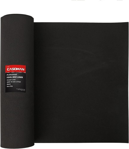 Tool Box Liner Drawer Liners Non Slip Padded Shelf Foam Rubber Roll Mat ...