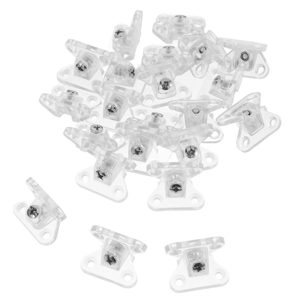 Buckle Transparent Color Corner Braces Cabinet Shelf Pegs Angle Bracket ...