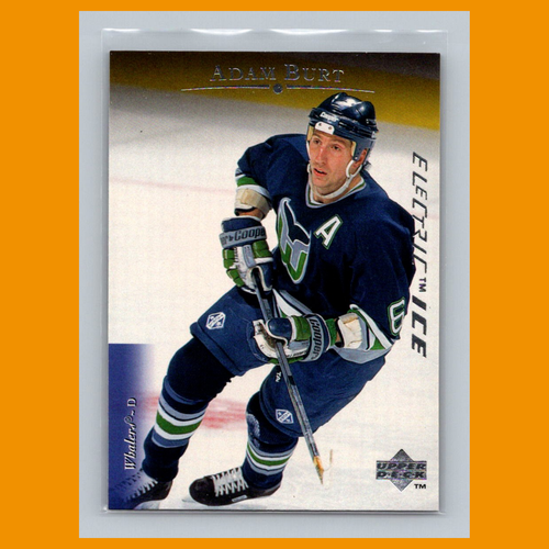 Adam Burt #303 1995 Upper Deck Electric Ice Hartford Whalers Hockey ...