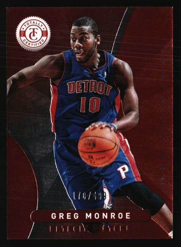Greg Monroe 2012-13 Panini Totally Certified #148 BASKETBALL Card | eBay