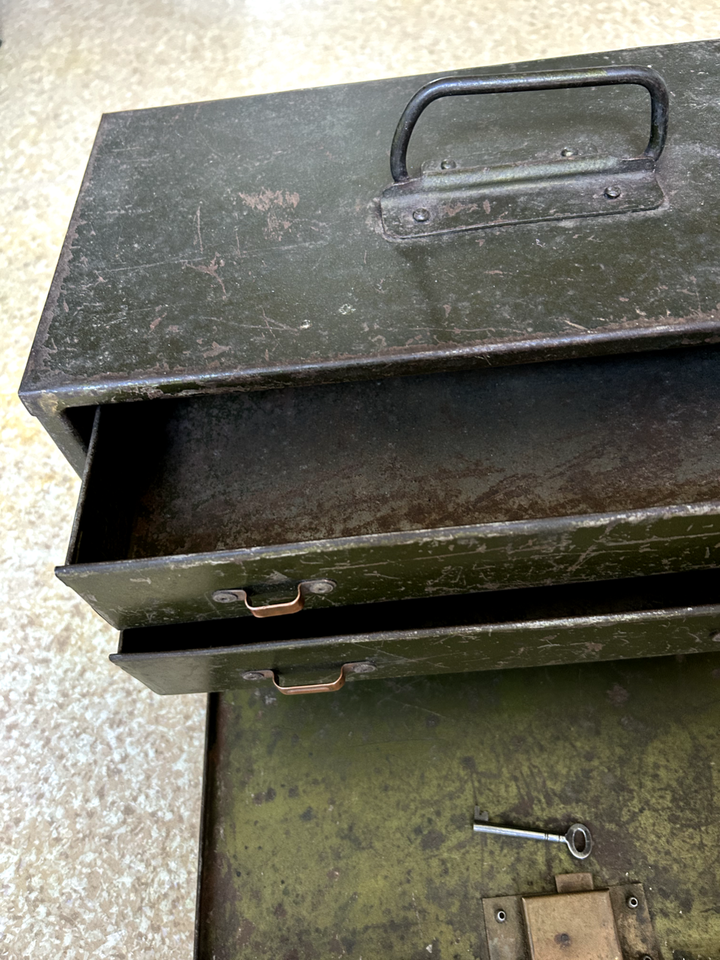 Vintage metal engineers tool chest | eBay UK