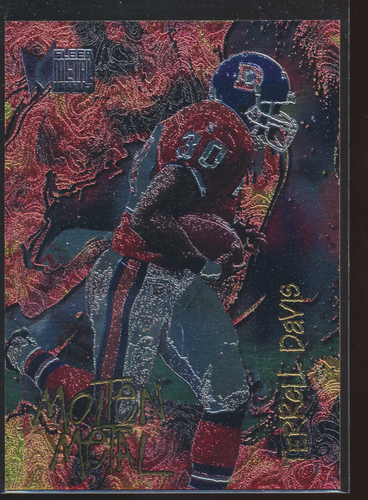 1996 Fleer Metal Terrell Davis Molten Metal 4 of 10 Sp Rare B540 | eBay