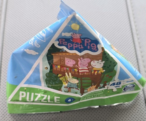 Peppa Pig Puzzle 48 Piece – Sealed Triangle Pack – Treehouse Scene – 7 ...