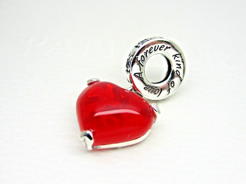 Authentic Pandora #792522C01 Disney Mickey & Minnie Mouse Kiss Dangle ...