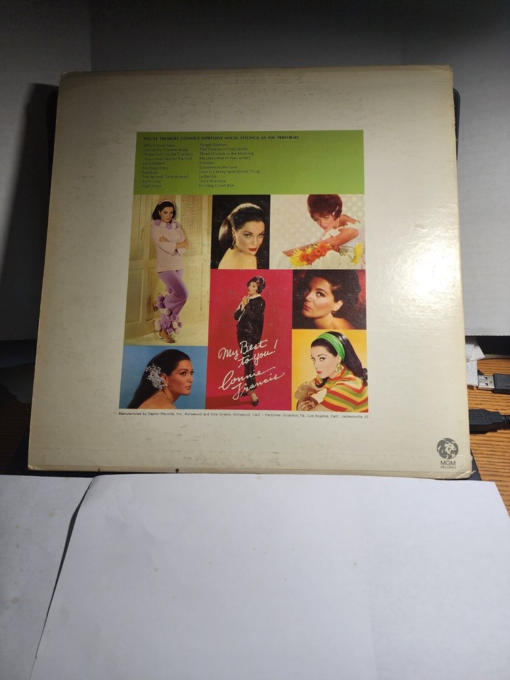 Connie Francis My Best To You! l 2 LP GATEFOLD COVER MGM GOOD+ R66 | eBay