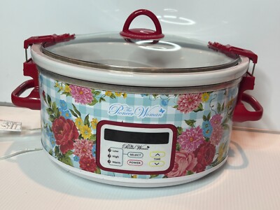The Pioneer Woman Sweet Rose Floral 6-Quart Stainless Steel Digital ...