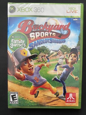 Backyard Sports: Sandlot Sluggers (Microsoft Xbox 360) - NEW SEALED ...