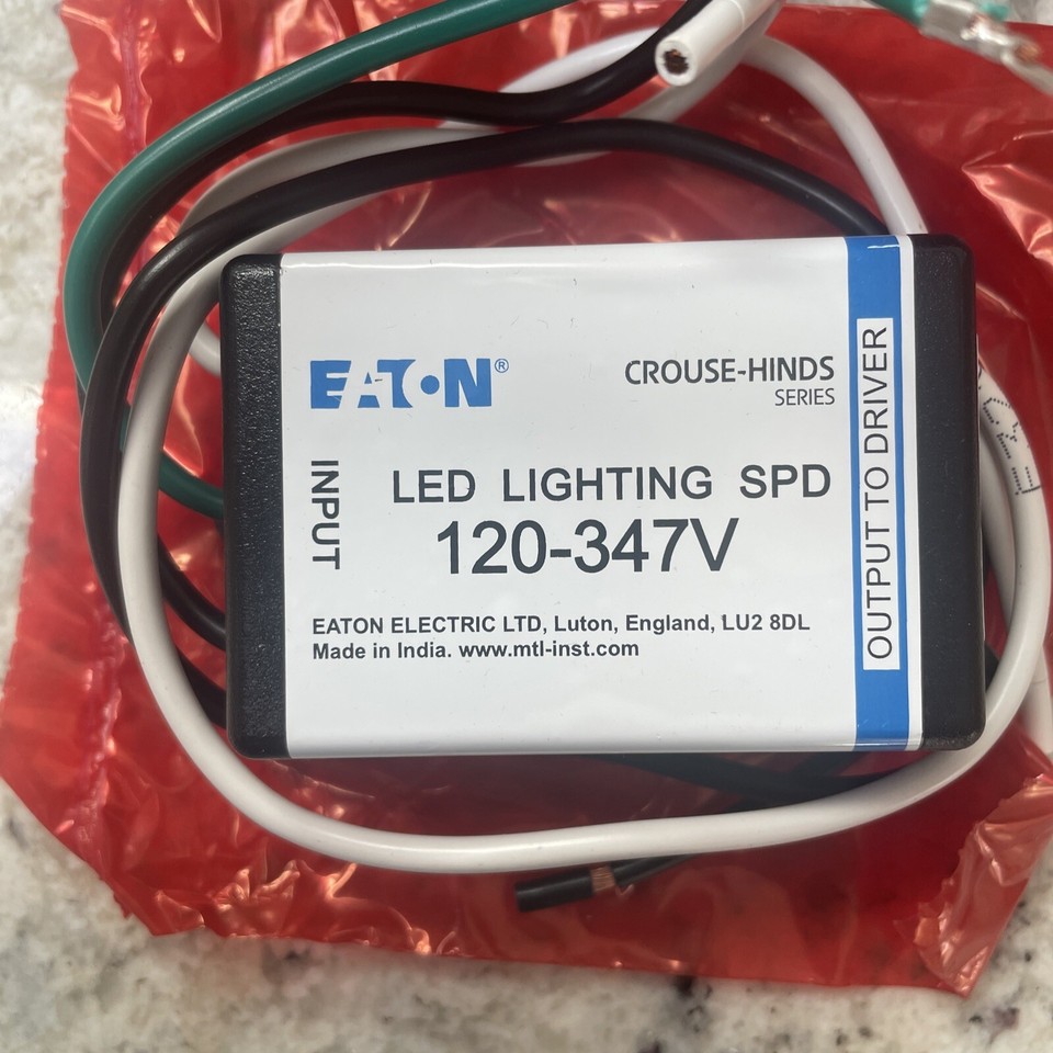 Cooper Lighting LS10N-347V-S LED Lighting Surge Protector SPD, TVSS ...