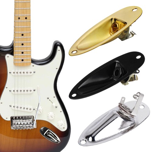 For Strat Stratocaster Electric Guitar Jack Plate Audio Connector ...