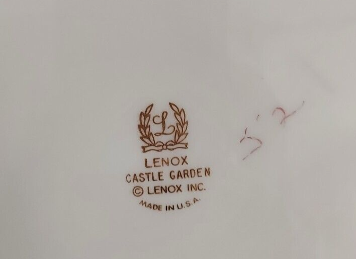 Lenox Castle Garden 5 Piece Place Setting | eBay