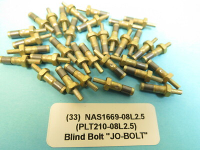 PLT210-08L2.5 Jo-Bolt Visu-Lok S.S.Flush Blind Bolt NAS1669-08L2.5 ...