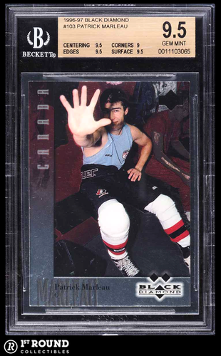 Patrick Marleau RC BGS 9.5: 1996-97 Black Diamond Rookie Card POP 15 | eBay