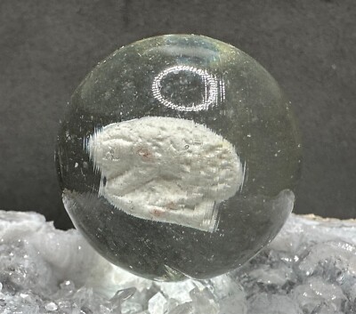 Gorgeous Vintage Antique Handmade German Sulphide Marble - Sheep - 1.31 ...