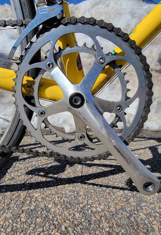 LeMond Buenos Aires Yellow 55c Reynolds 853 Dura-Ace STI Shifters ...