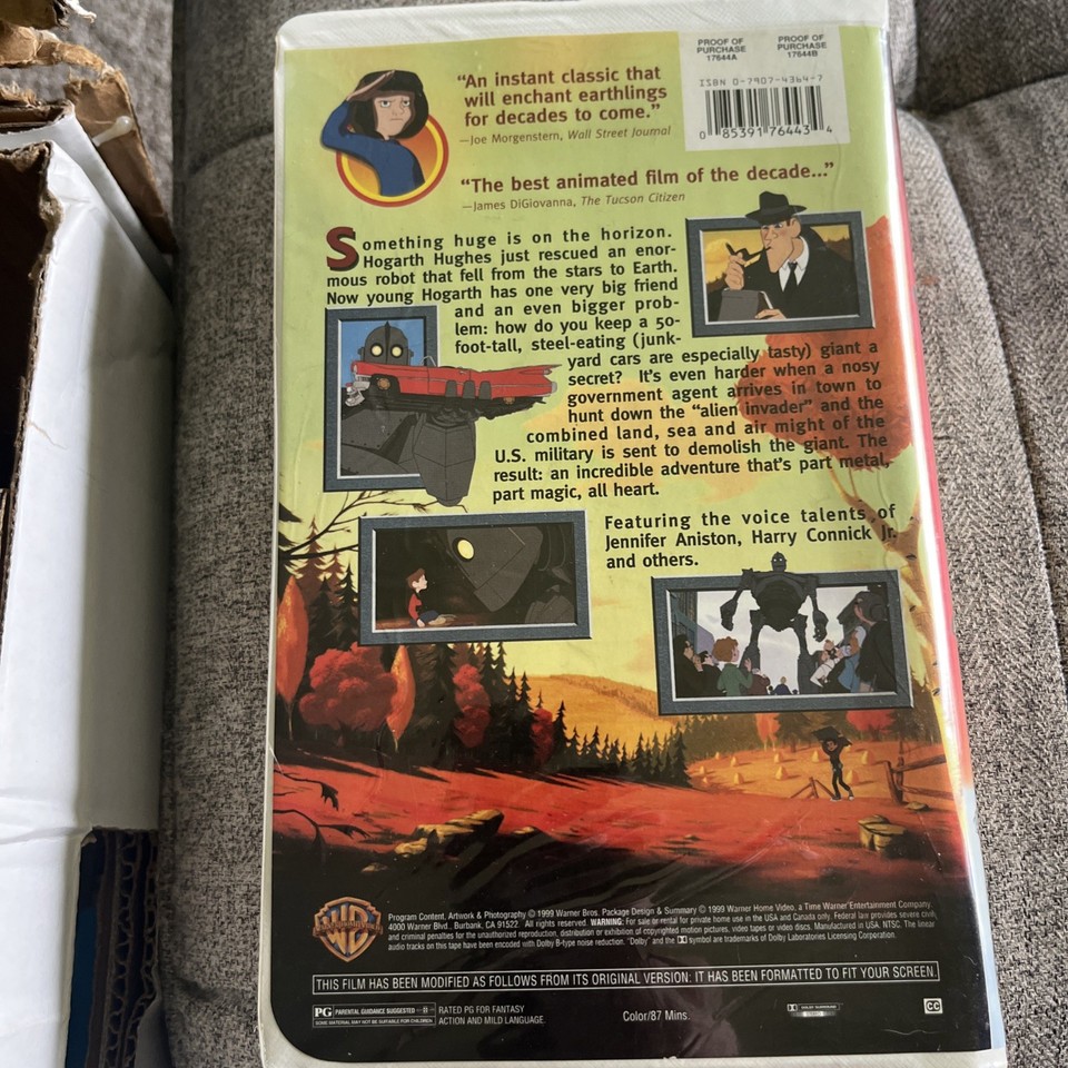 The Iron Giant (VHS, 1999, Clamshell) | eBay