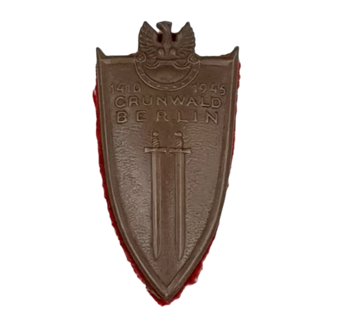 944 WW2 Original Grunwald Badge 1945 Berlin Polish Shield Poland ...