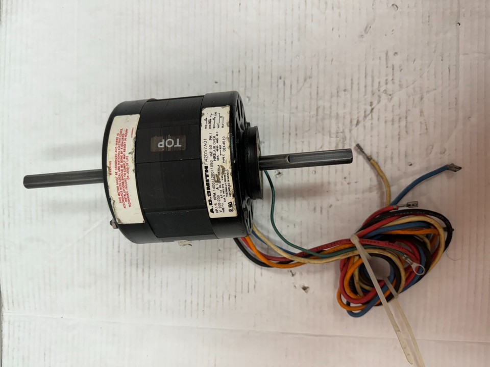 A.O SMITH F42D57A01 HVAC MOTOR 1Ø 1400 RPM 230 V 42Y FRAME OEK4510 | eBay