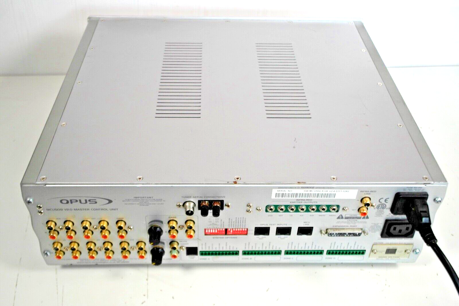 Opus MCU500 V2.0 Master Control Unit Multi Room Audio Pre-Amplifier ...