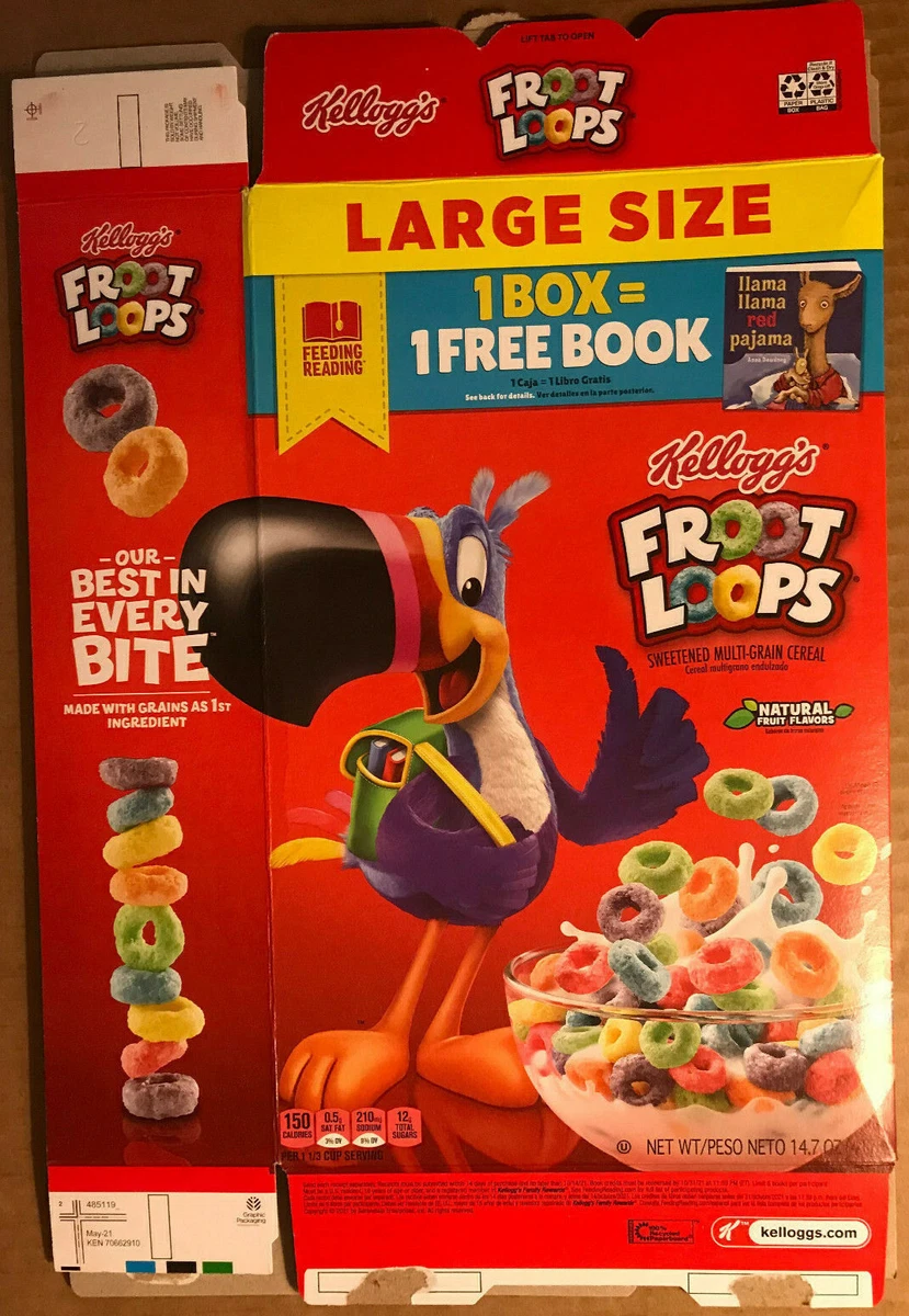 Froot Loops Cereal Box