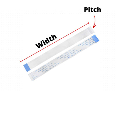 FFC 20 pin 1mm pitch 10cm FLAT CABLE FLEX RIBBON AWM cavo piatto SAME ...