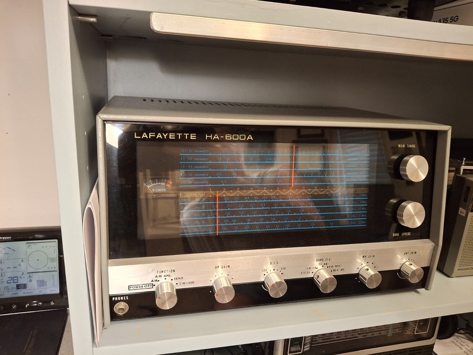 Old Antique Vintage Lafayette HA600A~Amateur&Pro Band receiver ...