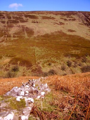 Photo 6x4 A very old wall Craswall/SO2835 This old wall is unusual ...
