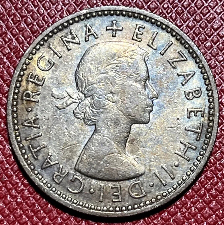 Great Britain UK 1963 Shilling. Scottish Shield. Beautifully Toned. KM ...